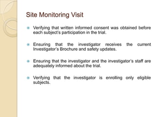 Monitoring Visits | PPTX
