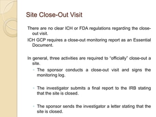 Monitoring Visits | PPTX