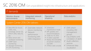 Monitoring your data center with scom | PPT