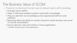 Monitoring your data center with scom | PPT