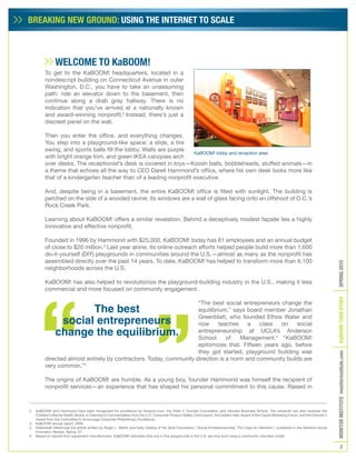 Monitor Institute: KaBOOM! Case Study | PDF