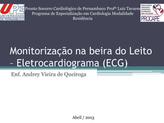 Monitorização a beira do leito | PPTX