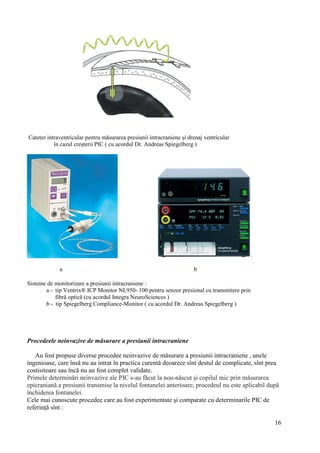 Monitorizarea presiunii intracraniene | PDF
