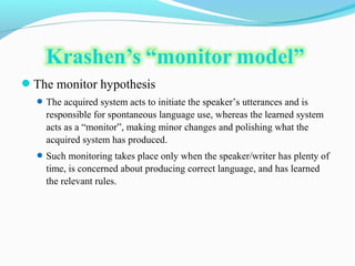 Monitor model | PPT | Free Download