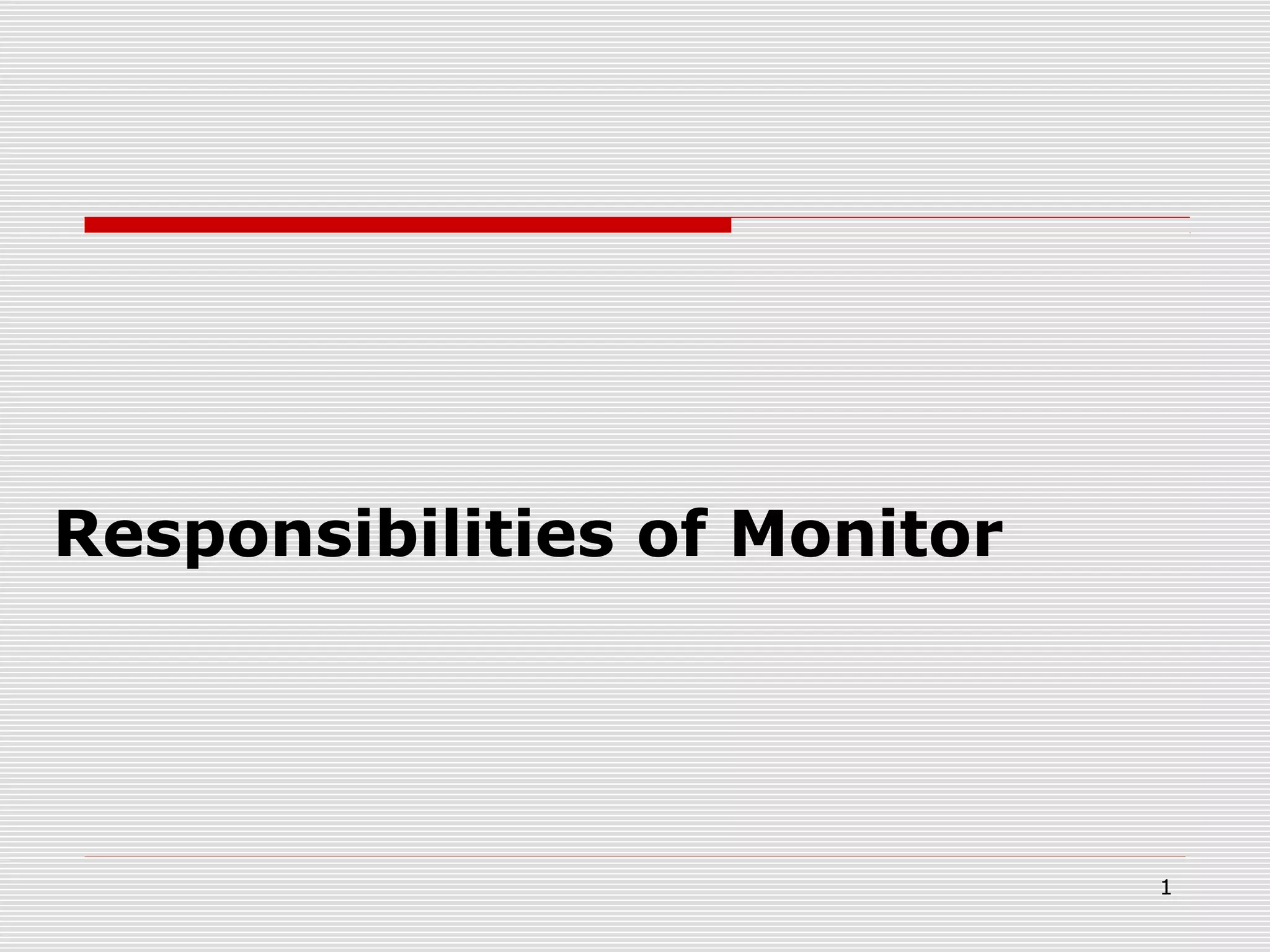CRA/ Monitor Roles and Responsibilities | PPT