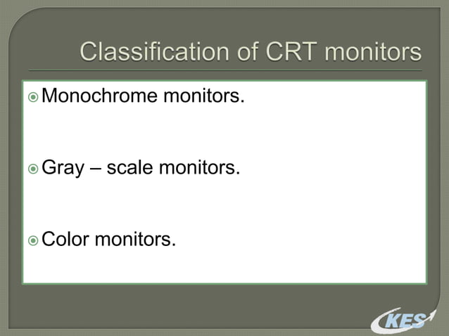 Monitors | PPTX | Eye and Vision Conditions | Diseases and Conditions