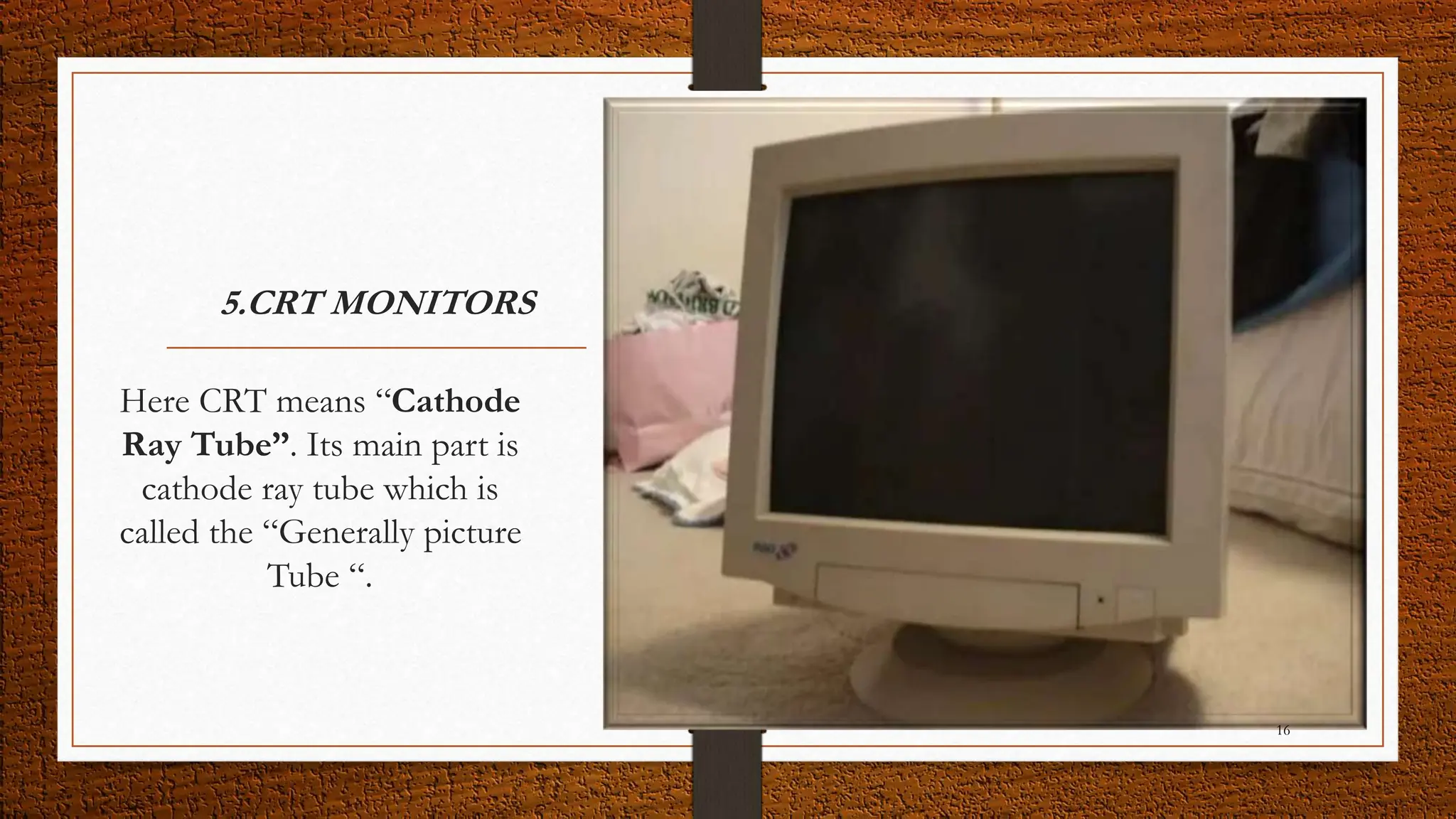 Types of Monitors and their functions and ap | PPTX