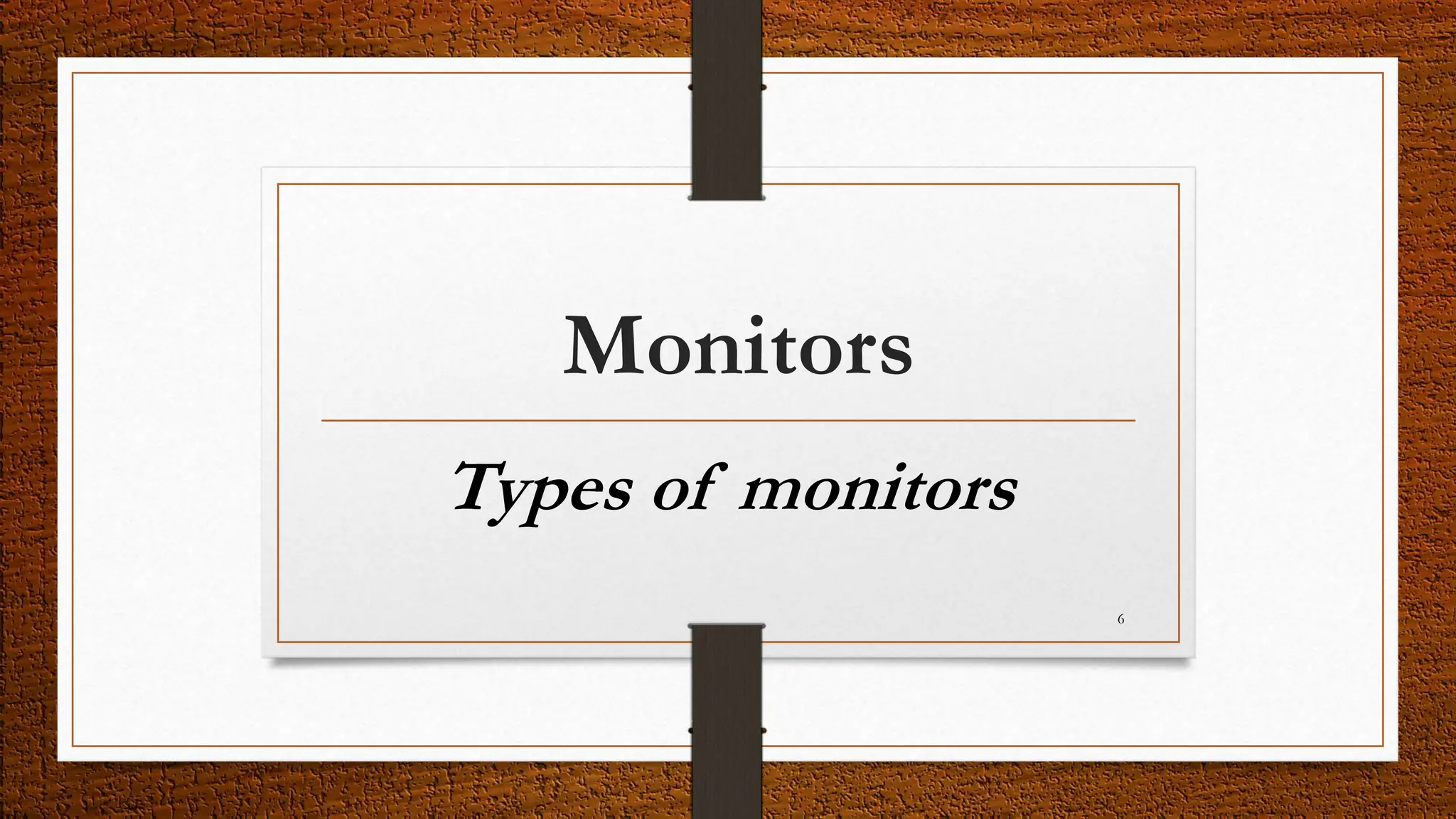 Types of Monitors and their functions and ap | PPTX
