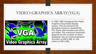Types of Monitors and their functions and ap | PPTX