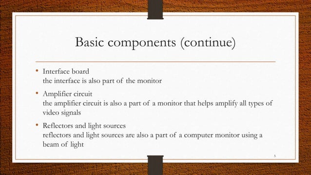 Types of Monitors and their functions and ap | PPTX