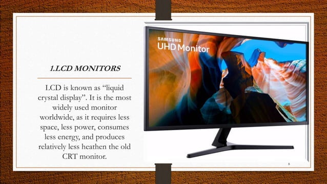 Types of Monitors and their functions and ap | PPTX