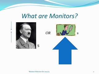 Monitor selection | PPTX