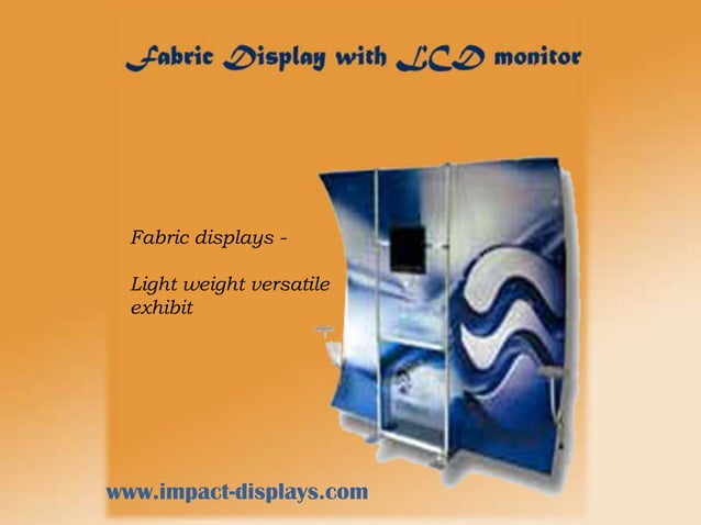Monitor solution for trade show displays | PPTX | Technology & Computing