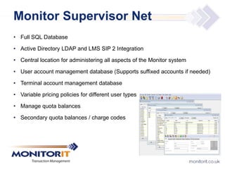 Monitor Cashless Campus Overview | PPT