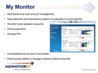 Monitor Cashless Campus Overview | PPT