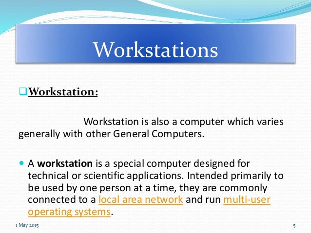 Workstation Computer Meaning