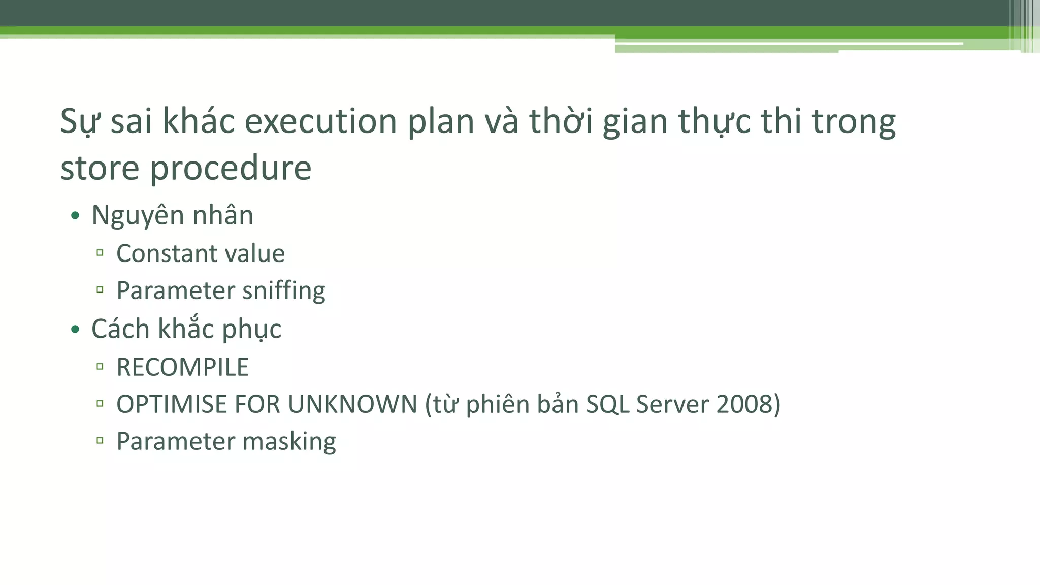 Monitor và tối ưu sql server | PPTX