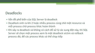 Monitor và tối ưu sql server | PPTX
