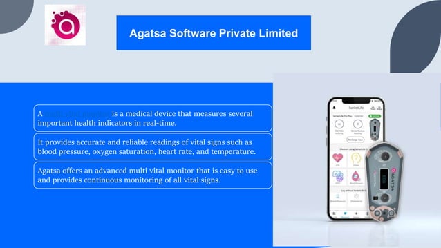 Monitor Your Vital Signs with the Advanced Multi-Vital Monitor | Agatsa | PPT