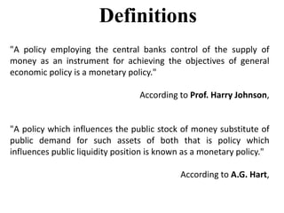 Monitory policy | PPTX