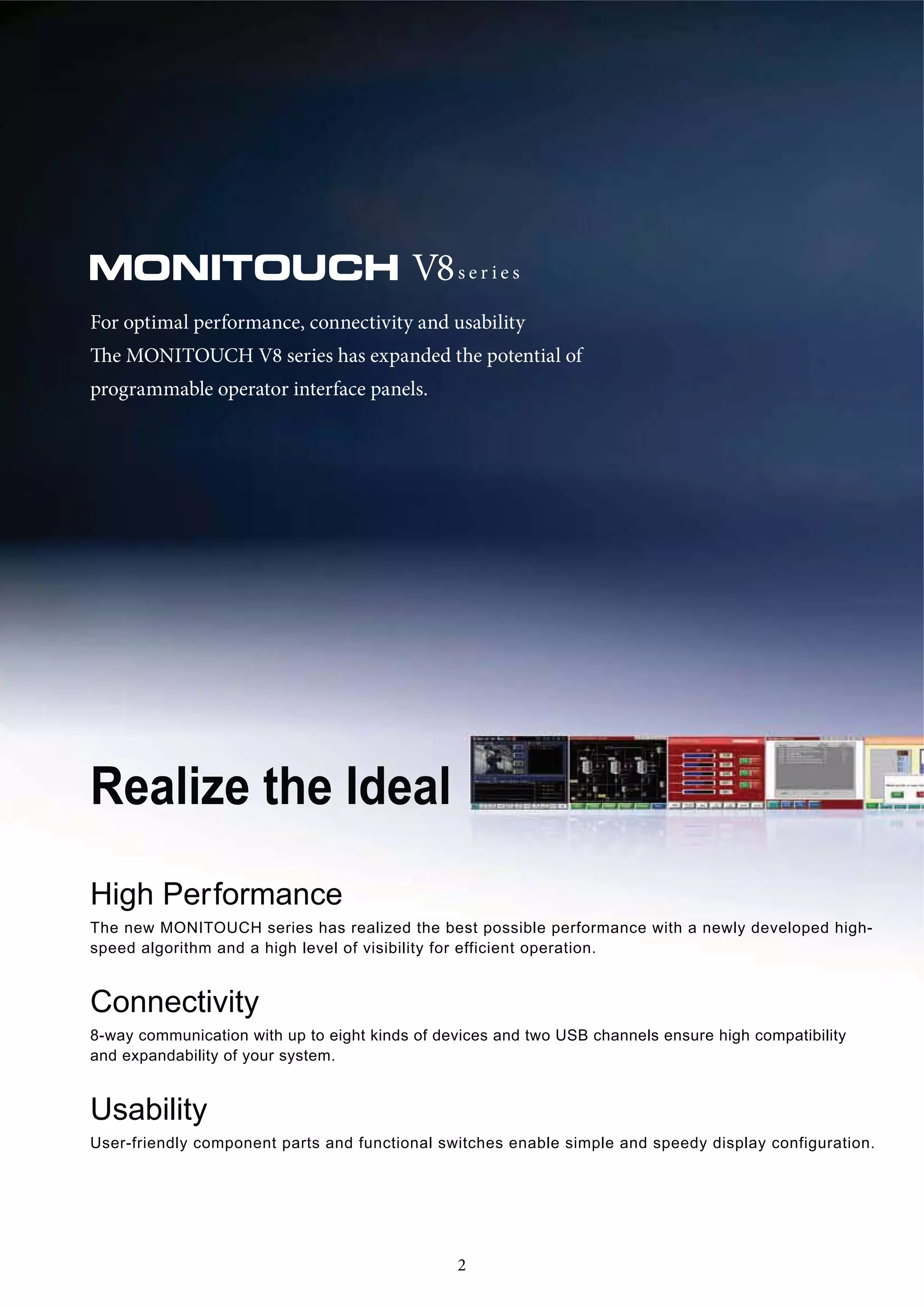 Catalog màn hình cảm ứng HMI V8 Fuji Electric | PDF