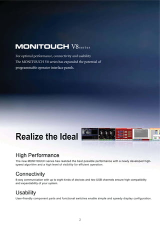 Catalog màn hình cảm ứng HMI V8 Fuji Electric | PDF