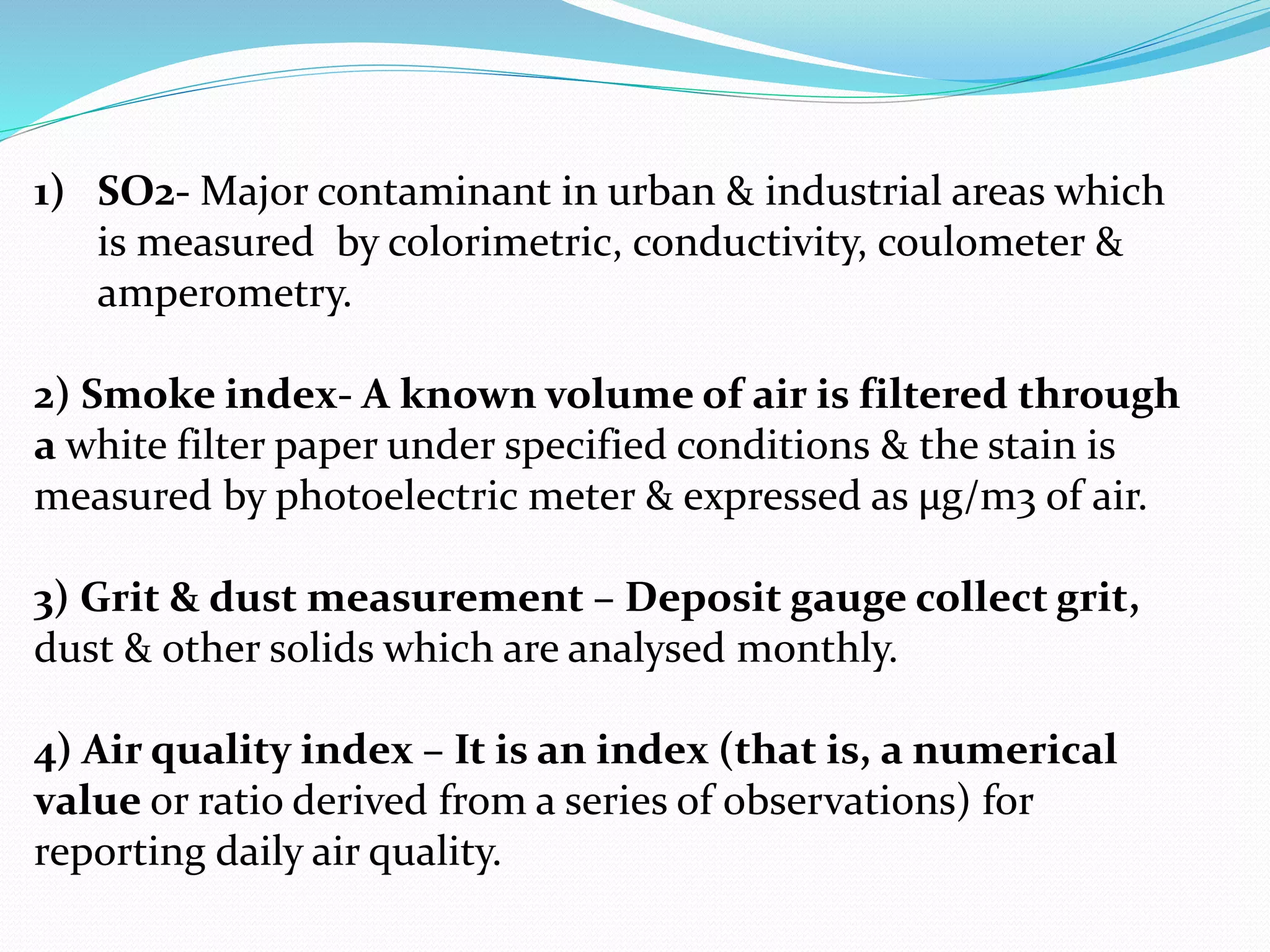 Monituring & control in air pollution | PPTX