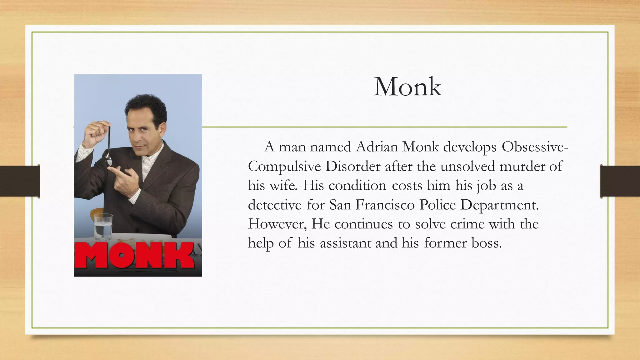Brandon Smith's "Monk" Block Buster Project | PPT