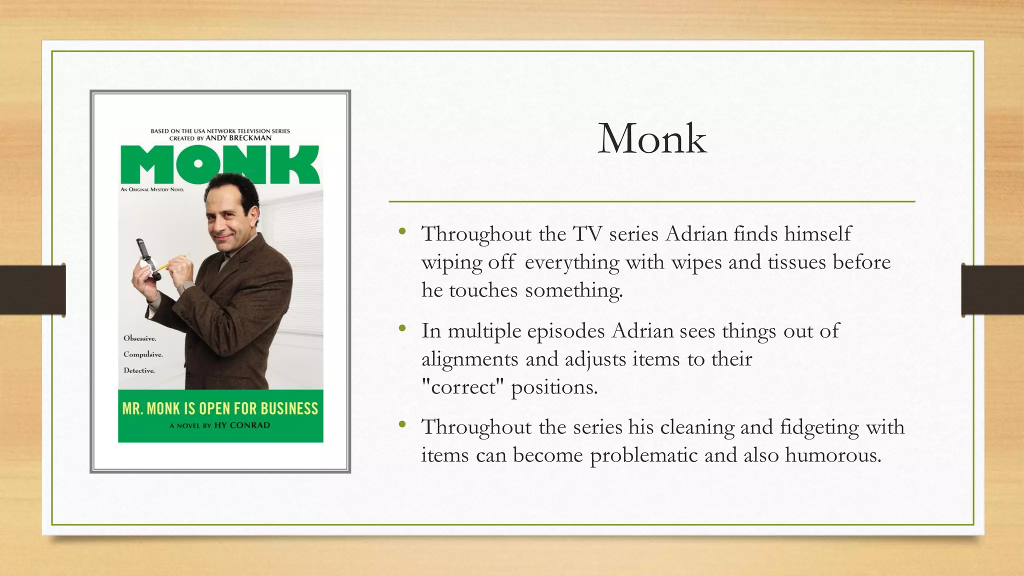 Brandon Smith's "Monk" Block Buster Project | PPT