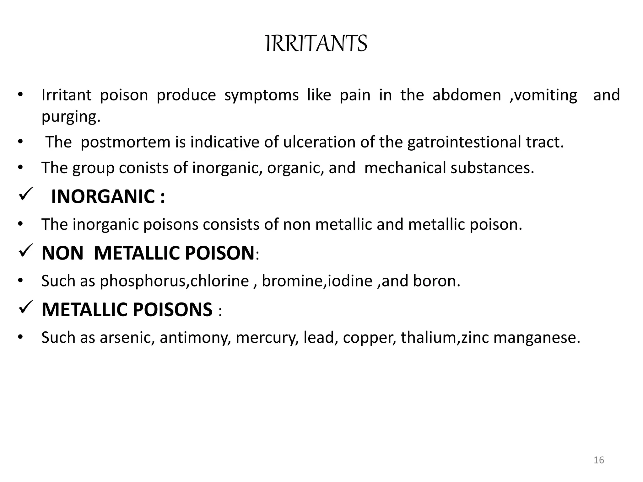 poison and forensic importance | PPTX