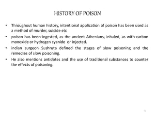poison and forensic importance | PPTX
