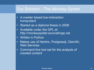 MonkeySpider at Sicherheit 2008 | PDF