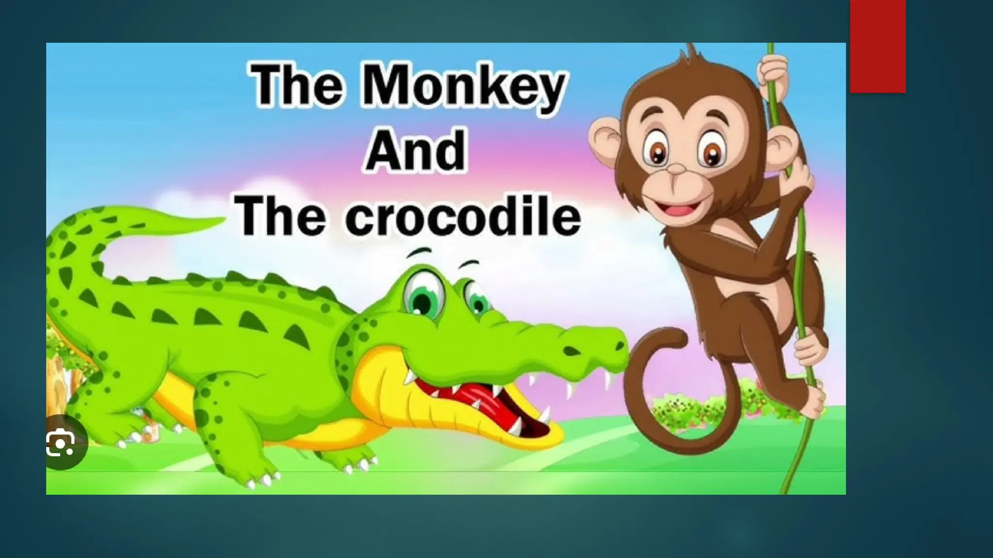 Monkey And Crocodile Story For Kids - short story | PPTX