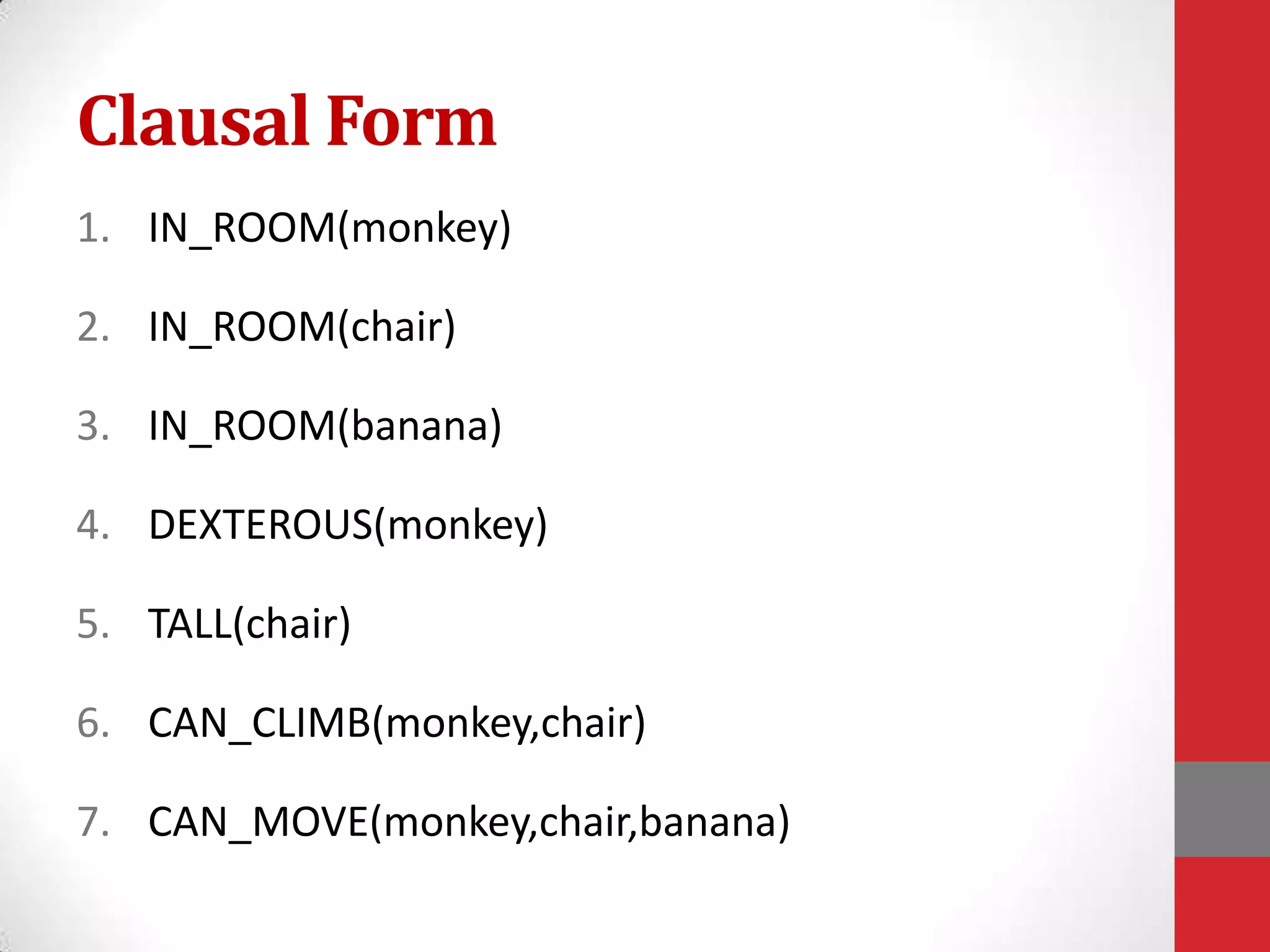 Monkey & banana problem in AI | PPTX