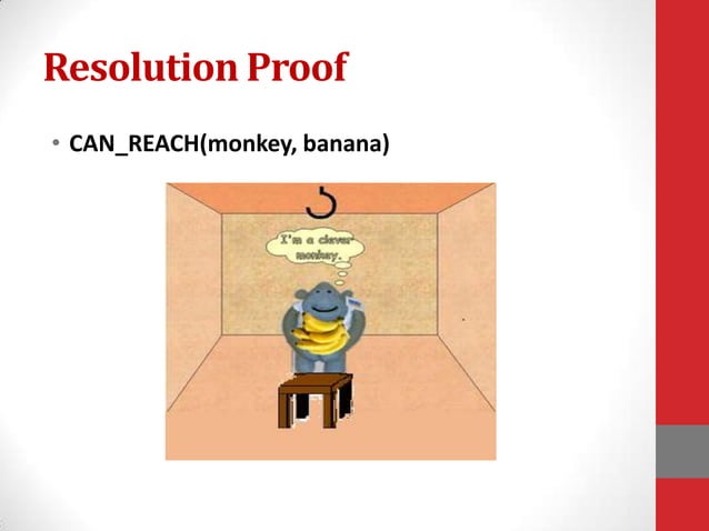 Monkey & banana problem in AI | PPTX