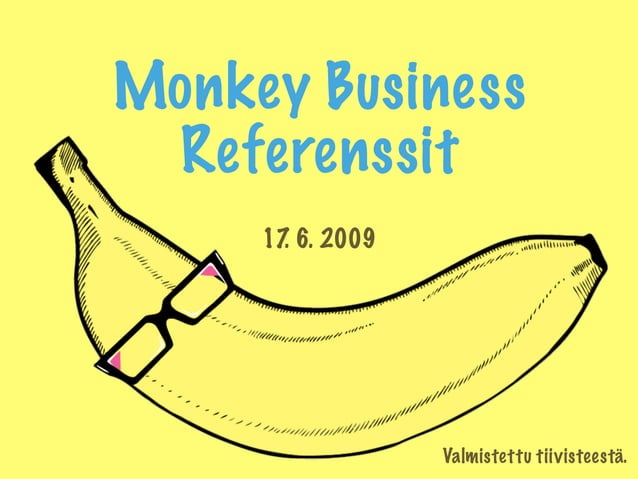 Monkey Business References | PPT