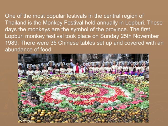 Monkey festival | PPT