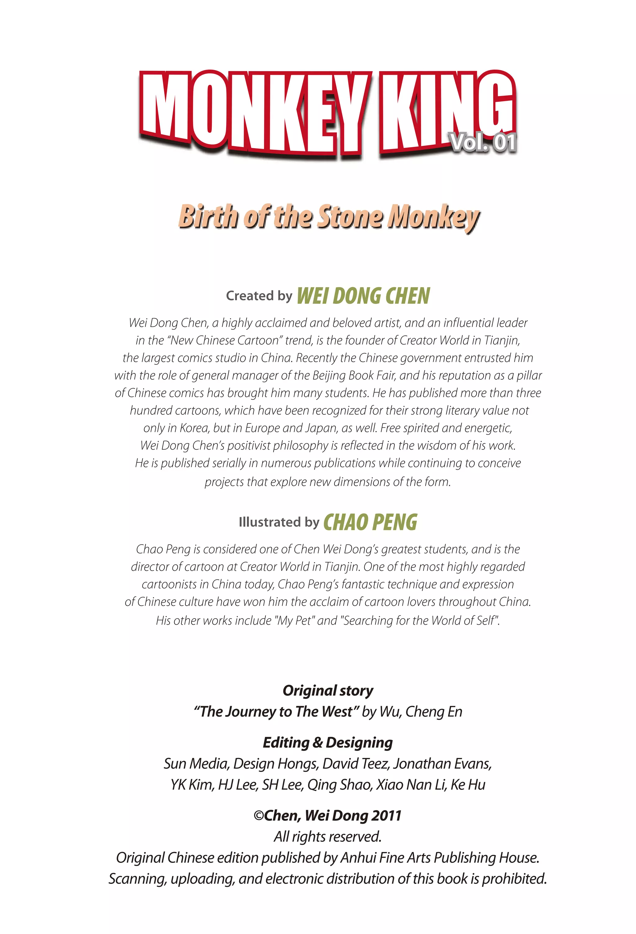Episode One from Monkey King Vol. 1 by Wei Dong Chen and Chao Peng | PDF