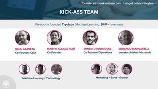 Monkeylearn Pitch Deck | PPT
