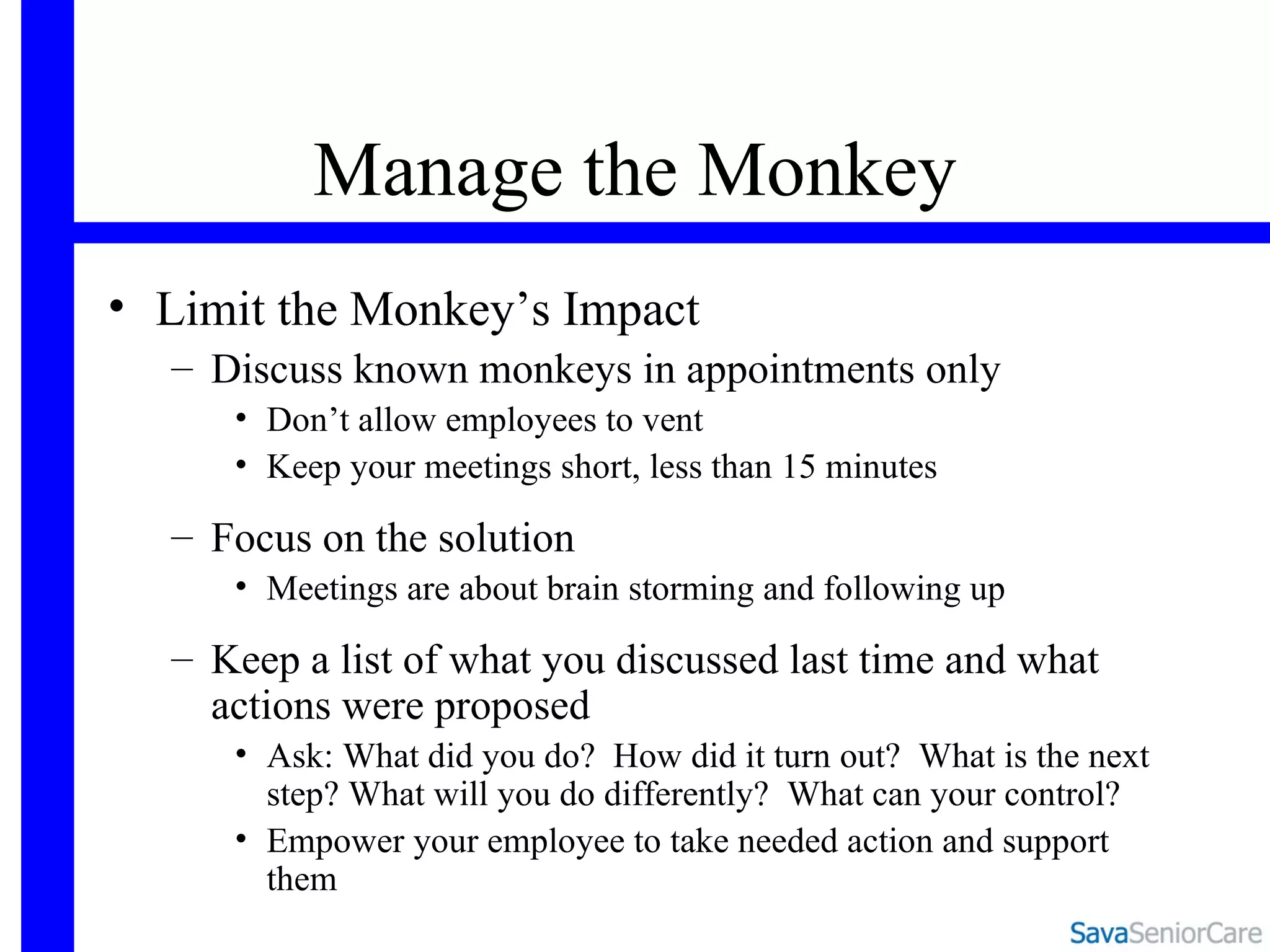 Monkey Management | PPT