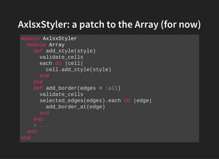 Monkey patching in Ruby | PPT
