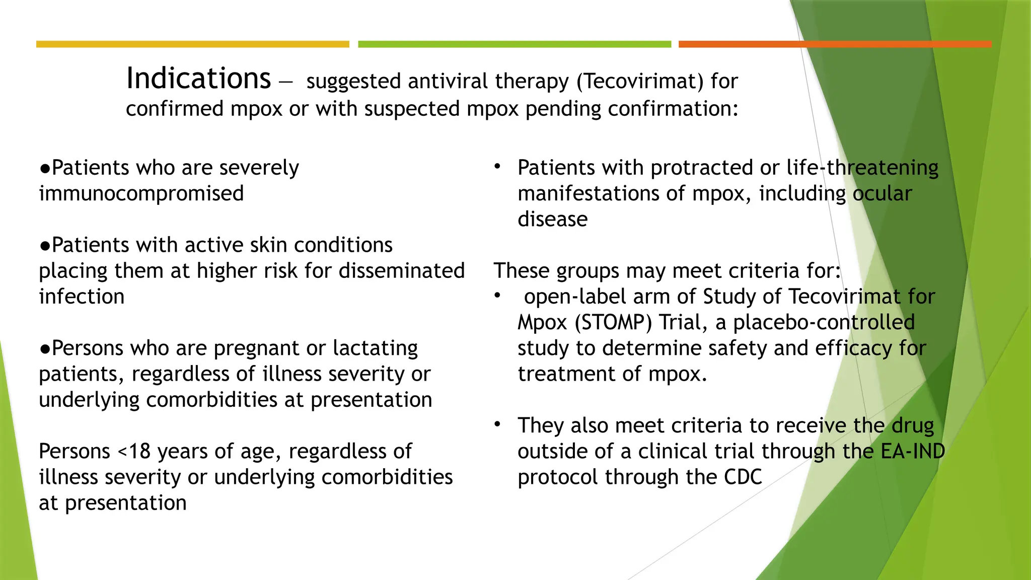 Monkey Pox, clinical manifestations, investigations and treatment. | PPTX