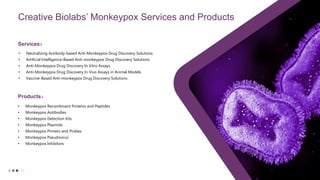 Monkeypox Drug and Vaccine Discovery - Creative Biolabs | PPTX