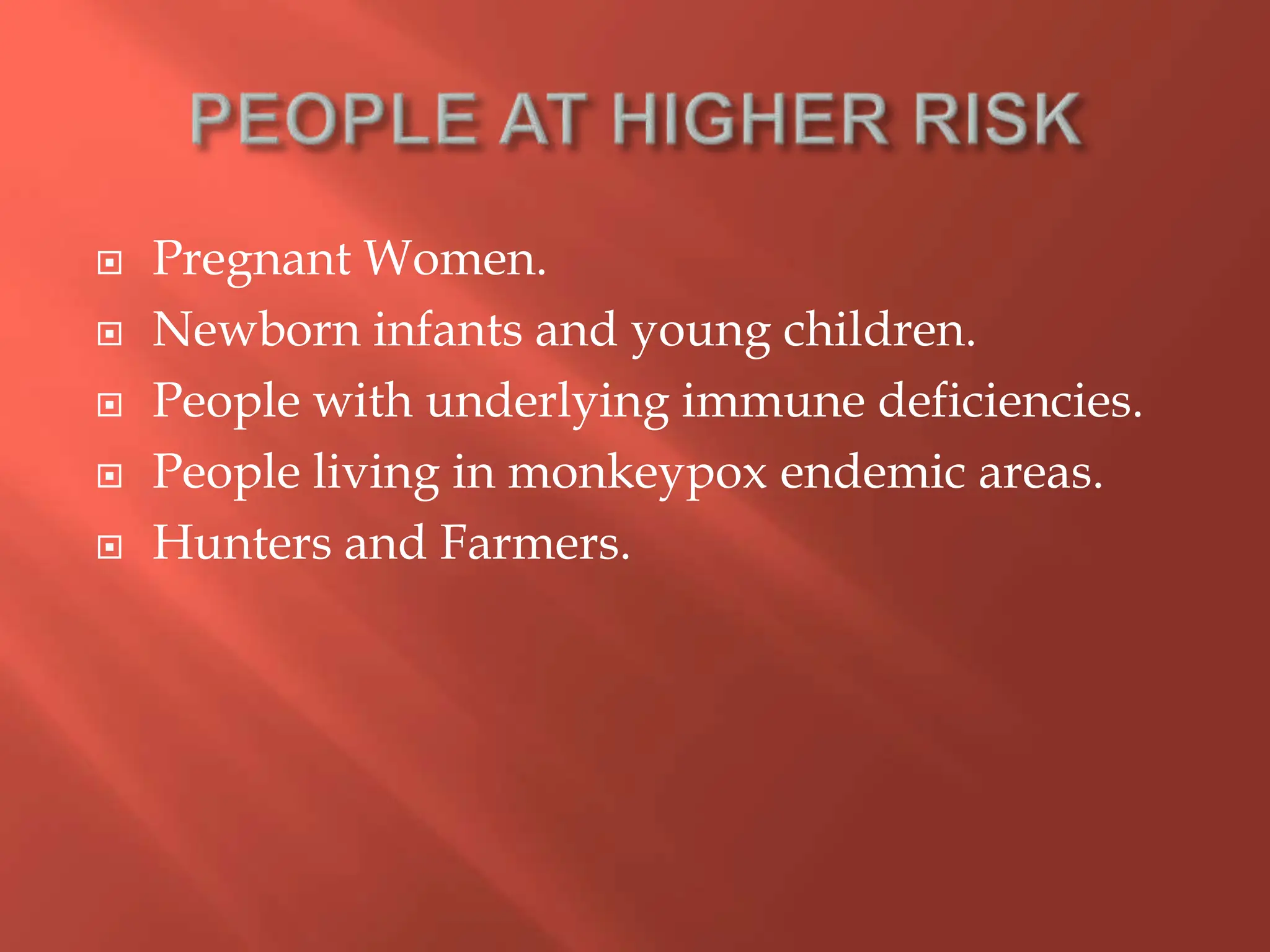 PRESENTATION DISEASE PROFILE OF MONKEYPOX | PPT
