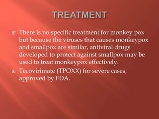 PRESENTATION DISEASE PROFILE OF MONKEYPOX | PPT