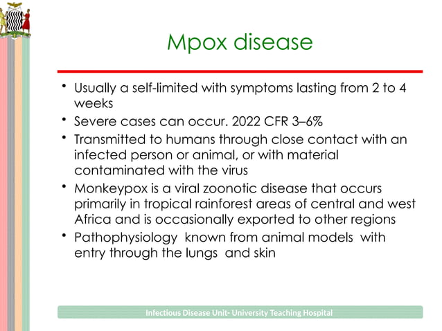 Monkey Pox slides; Get to learn the risk factors,presentation and ...