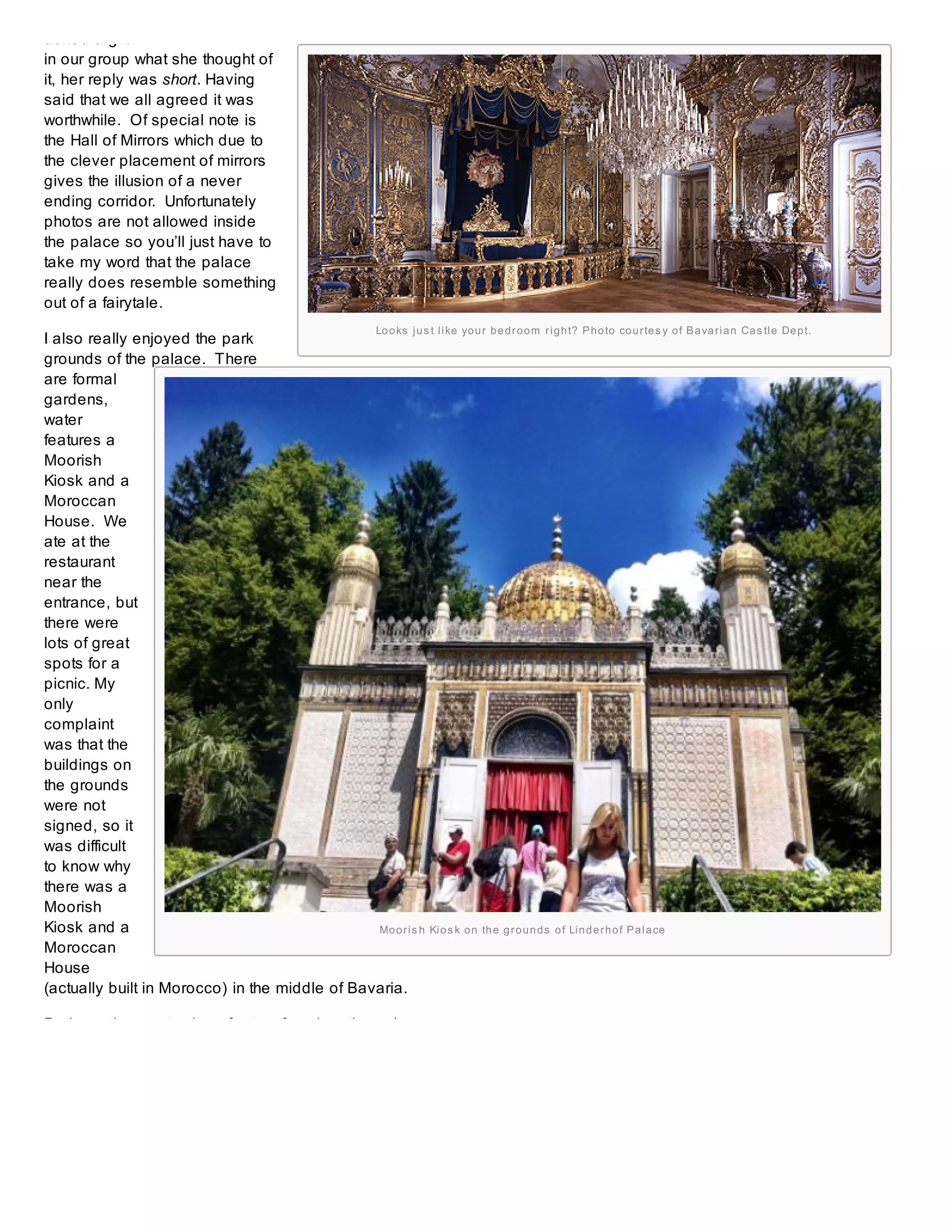 Linderhof Palace: King Ludwig’s Fairytale Castle | PDF