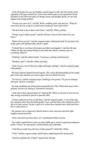 Monkey's paw | DOCX