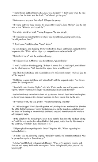 Monkey's paw | DOCX