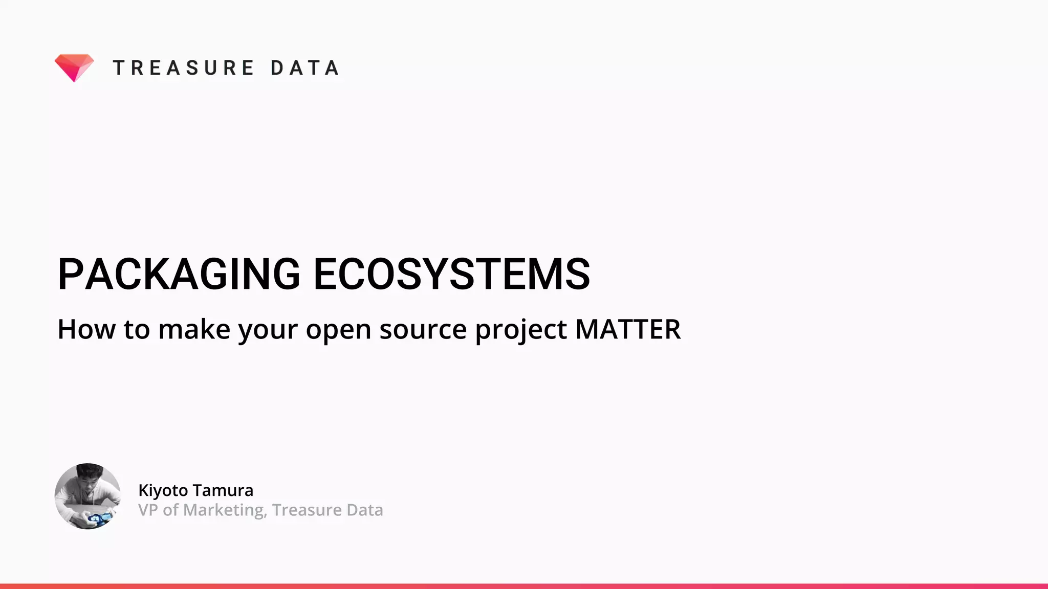 Packaging Ecosystems -Monki Gras 2017 | PPT